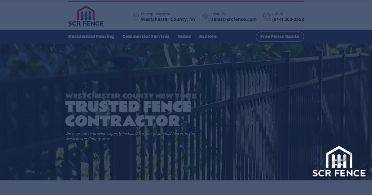 SCR Fence | Westchester County Fencing Contractor